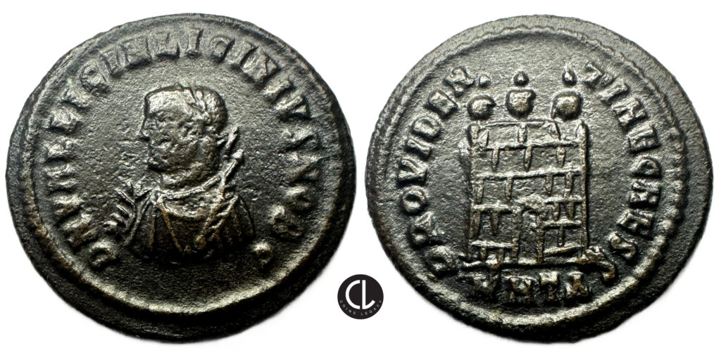 Licinius II (son of Licinius I), Caesar, AE Nummus, Heraclea Mint, 317 ...