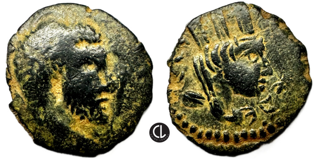 Mesopotamia, Edessa, Macrinus, AE, 217-218 AD - Tyche - RR - Coins Legacy